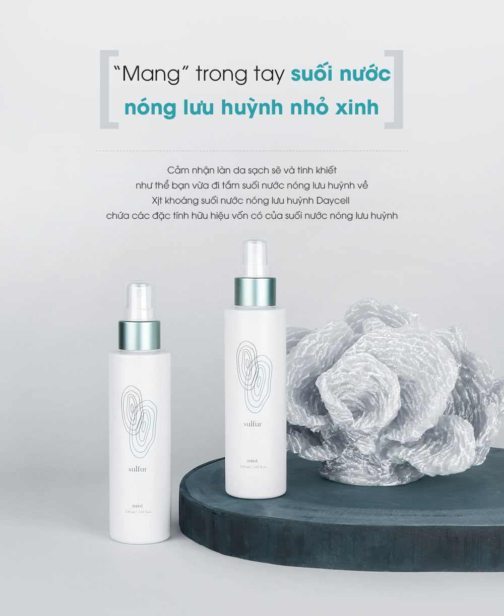 Xịt khoáng suối nước nóng lưu huỳnh 150ml – Sulfur Hot Spring Mist ...